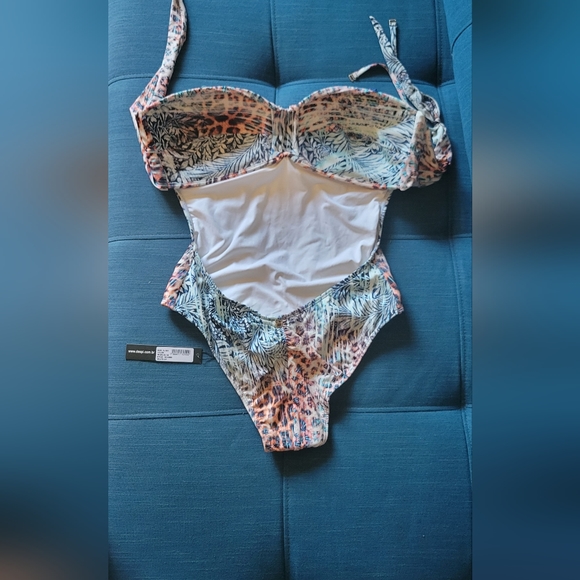 Despi | Swim | Despi Swimsuit Gold Embroidery With Blue Rhinestone ...
